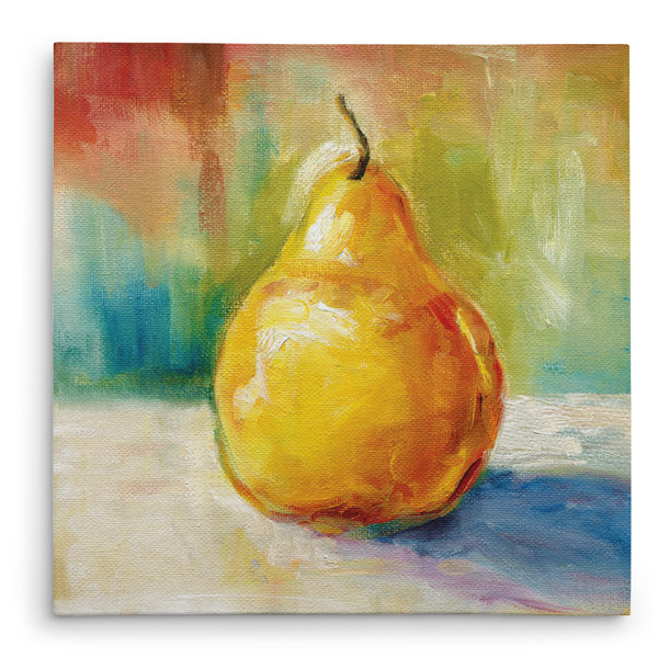 Ebern Designs Fresh Pear - Print on Canvas & Reviews | Wayfair
