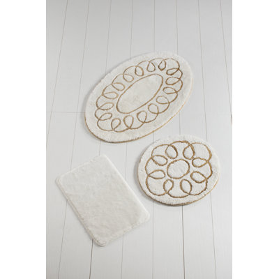 Oval Bath Rugs & Mats You'll Love in 2020 | Wayfair