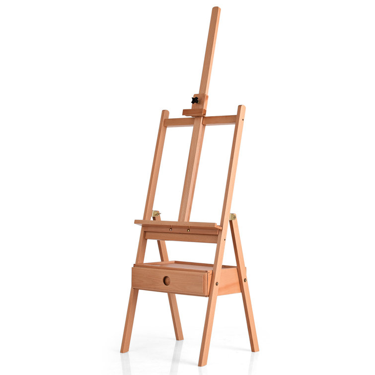 Inbox Zero Wooden Adjustable H-Frame Easel | Wayfair.co.uk