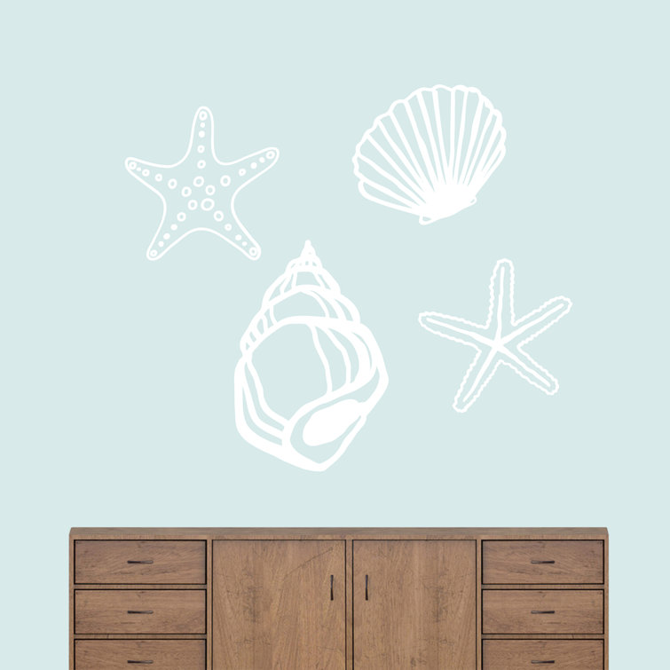 Highland Dunes Seashells Wall Decal | Wayfair