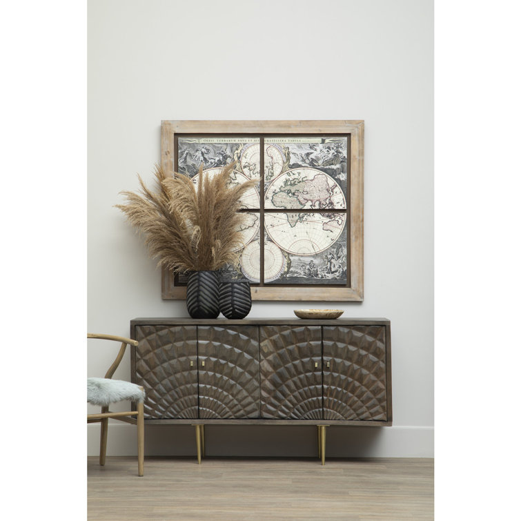 Corrigan Studio Birkholz 152Cm Wide Mango Solid Wood Sideboard ...