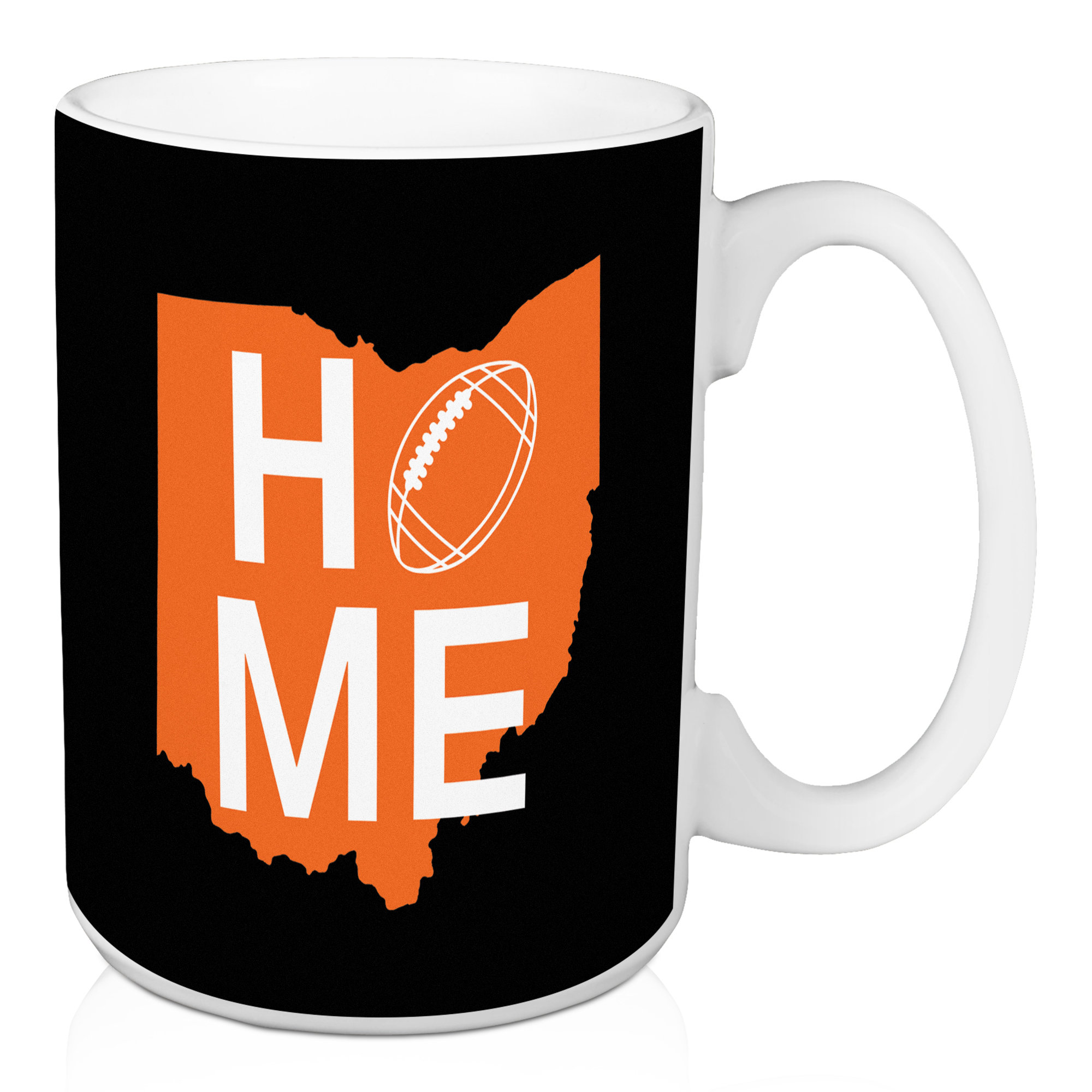 Ebern Designs Folmar Cincinnati Home Football Coffee Mug | Wayfair