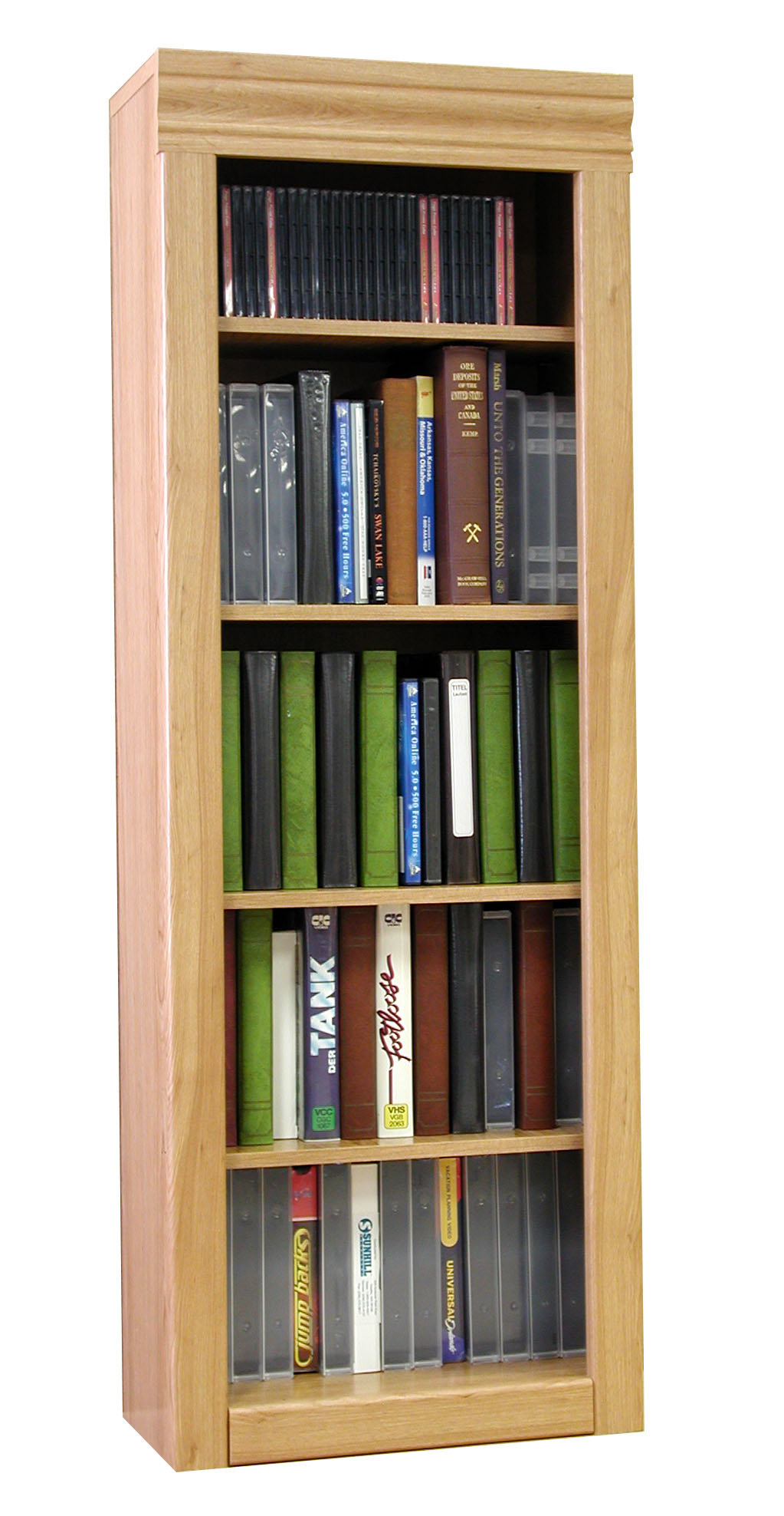 Red Barrel Studio® Ilsa 48'' H x 17'' W Solid Wood Library Bookcase ...