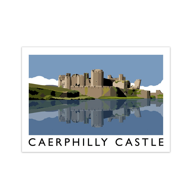 Corrigan Studio Caerphilly Castle by Richard O'neill - Unframed Graphic ...
