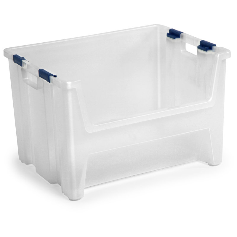 Rebrilliant Pack and Stack 53 qt Plastic Storage Tote & Reviews | Wayfair