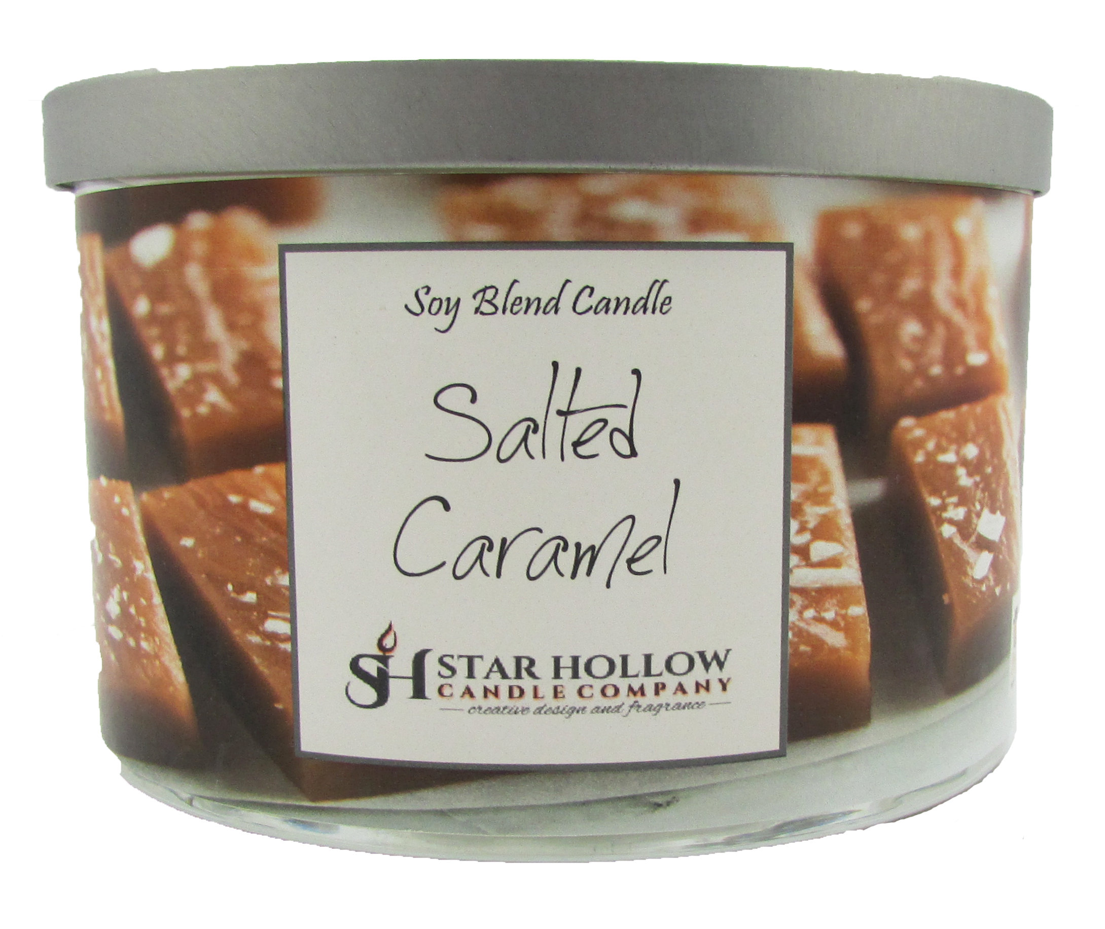 StarHollowCandleCo Salted Caramel Scented Jar Candle | Wayfair