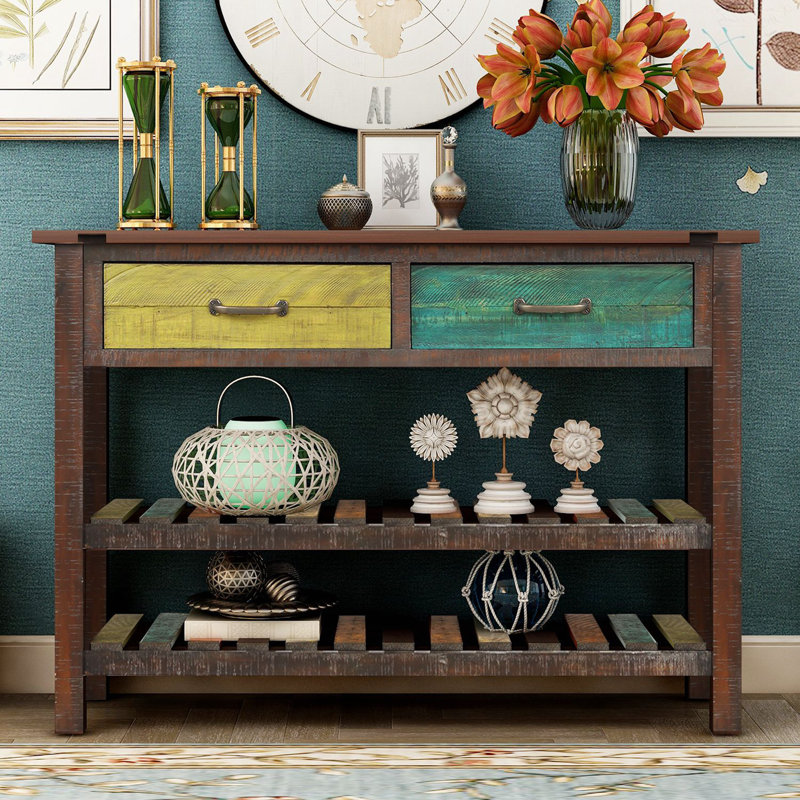 Highland Dunes Hodgin 45'' Solid Wood Console Table & Reviews - Wayfair ...