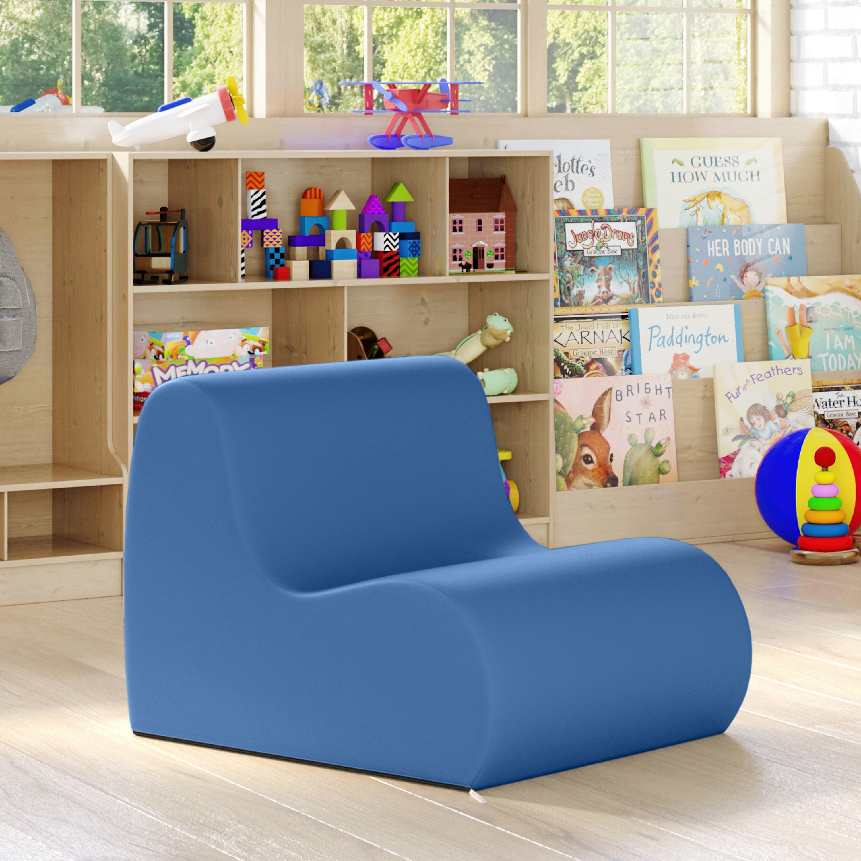 Jaxx Novelty L-Shaped Classroom Vinyl Soft Seating & Reviews | Wayfair
