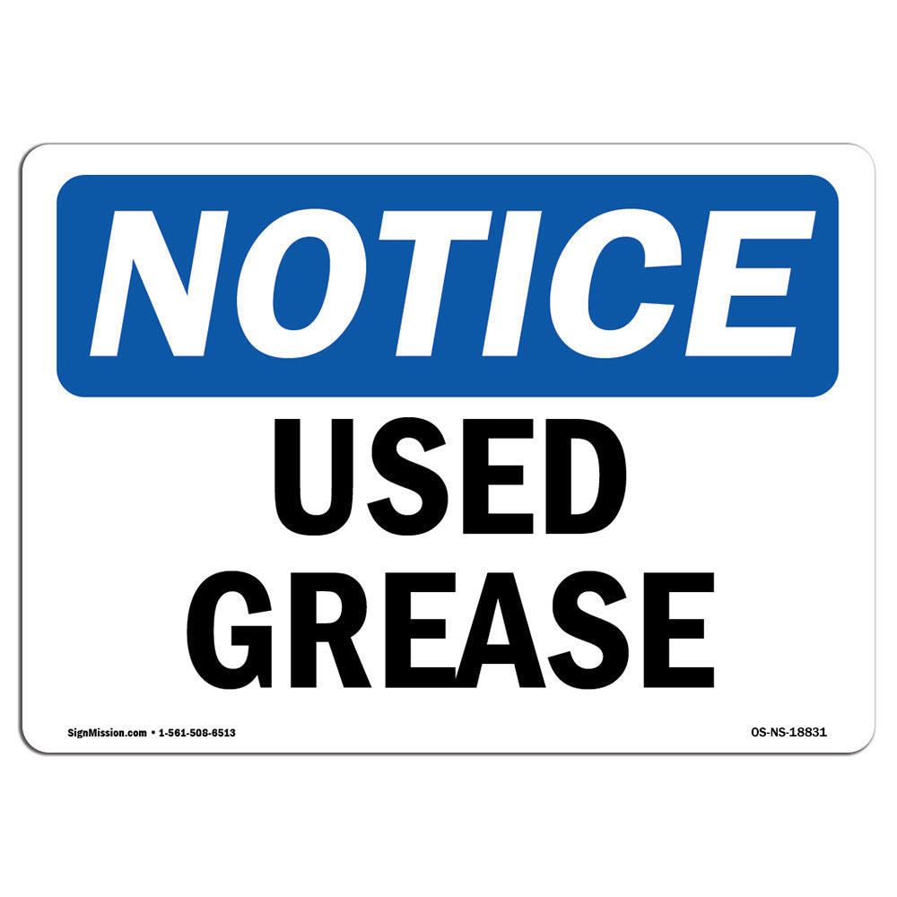 SignMission Used Grease Sign | Wayfair