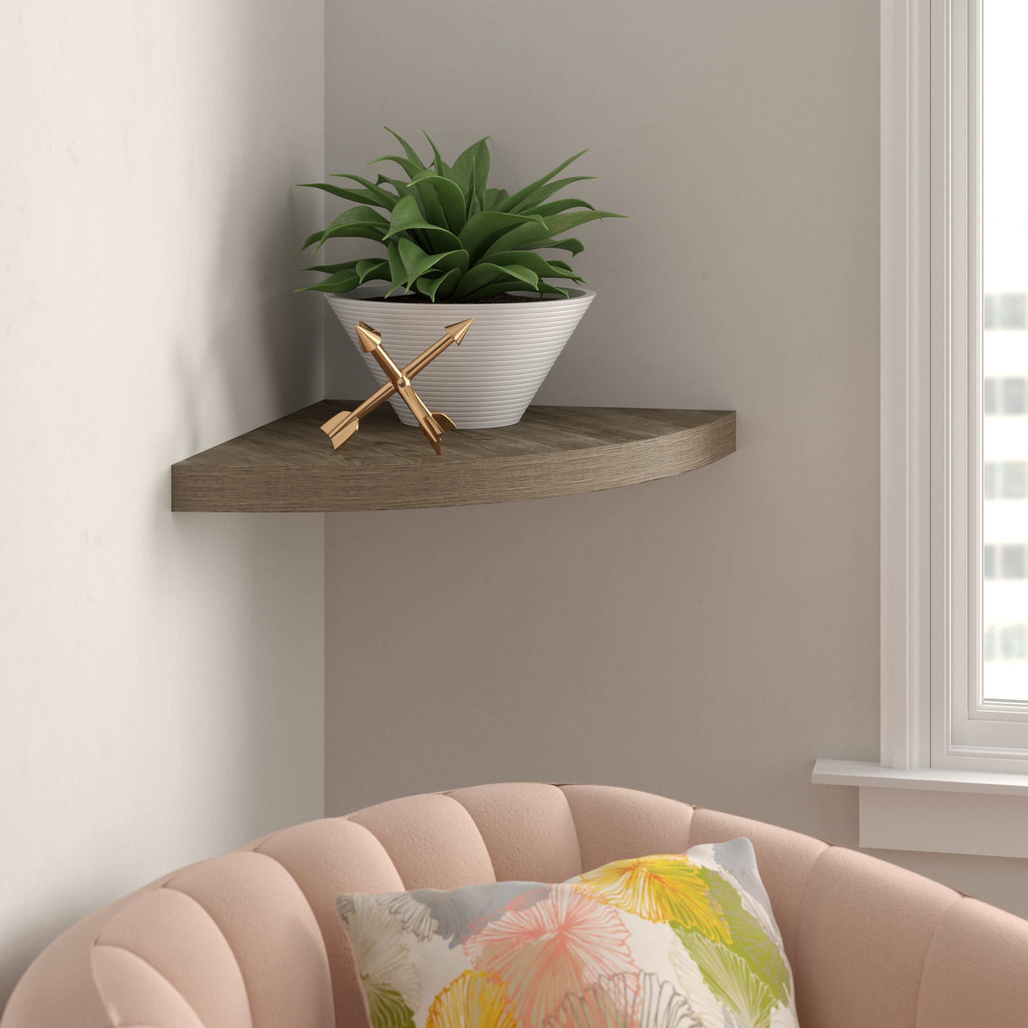 Ebern Designs Southampton Wall Mounted Floating Shelf & Reviews | Wayfair