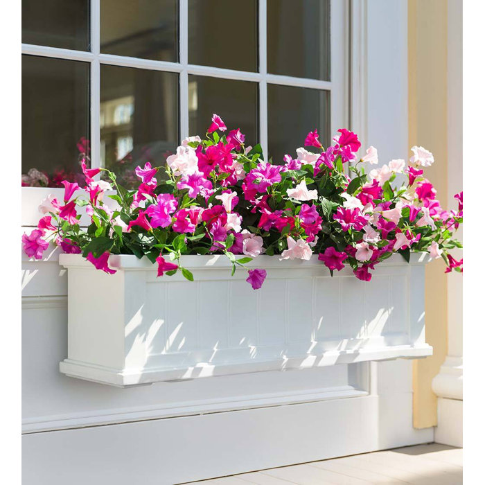 Plow & Hearth Faux Petunias Window Box Filler - Wayfair Canada