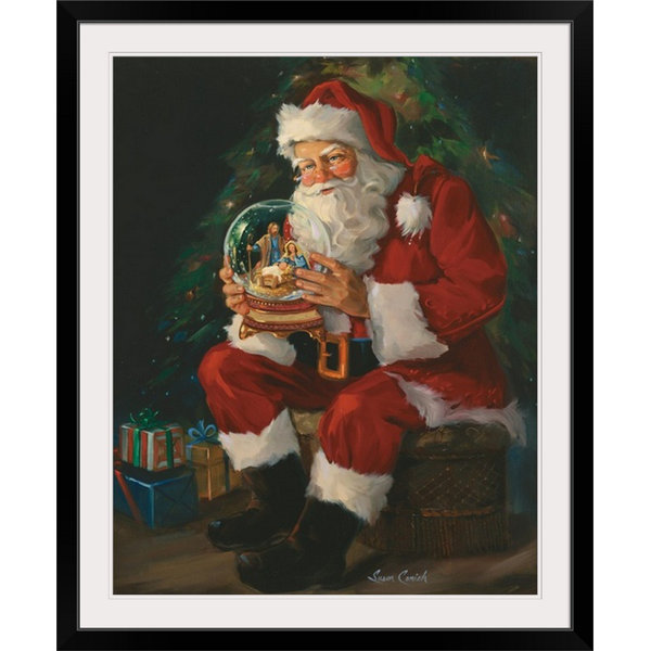 The Holiday Aisle® Santa Believes by Susan Comish - Print & Reviews ...