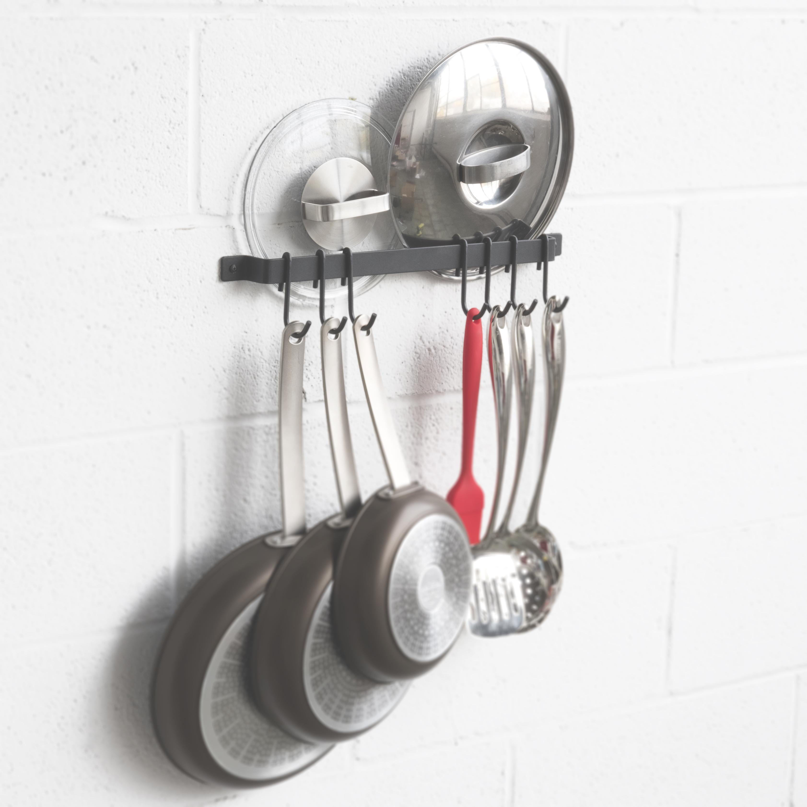 Prep & Savour Wall Mounted Pot Rack | Wayfair