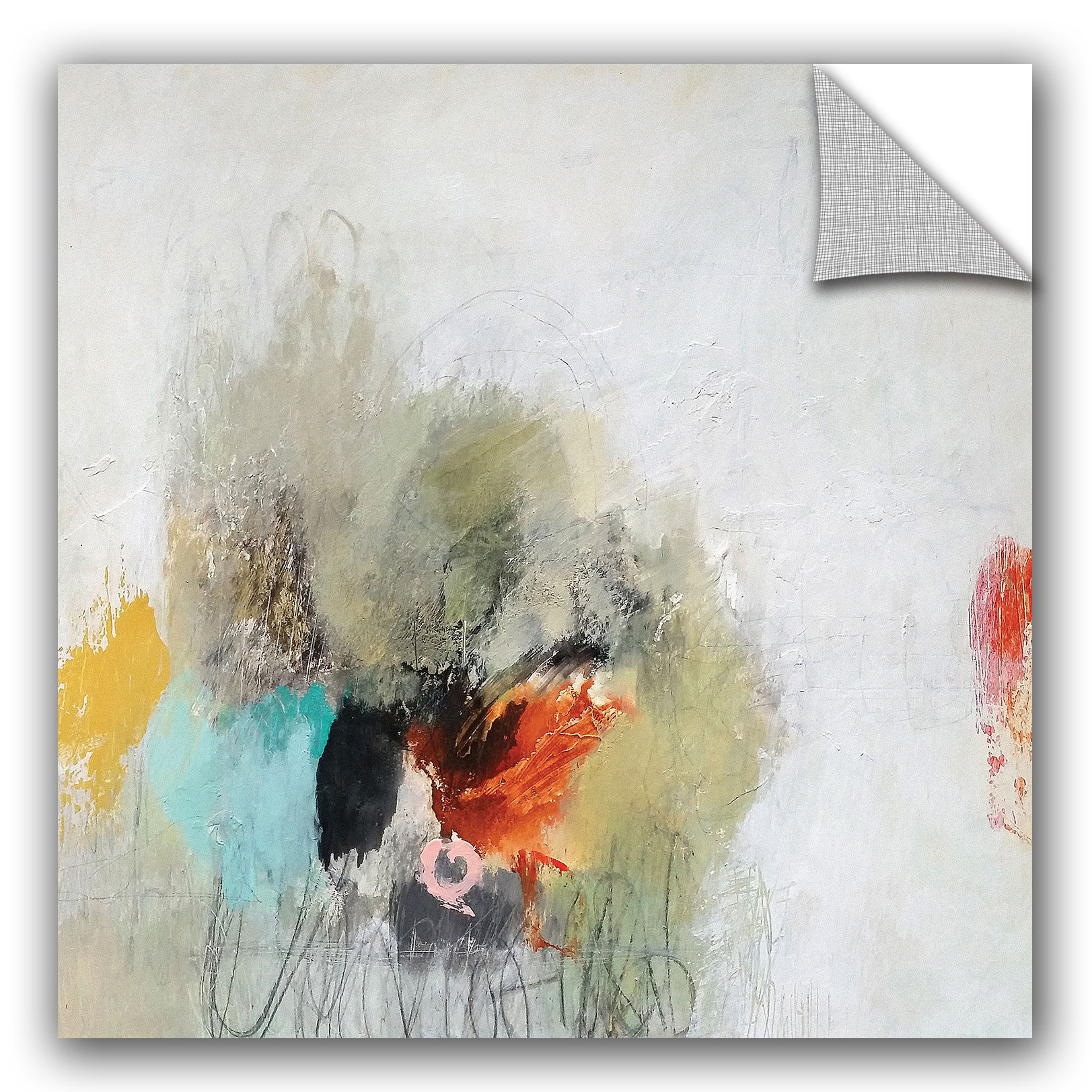 ArtWall Nicole Hoeft Push Away Removable Wall Decal | Wayfair