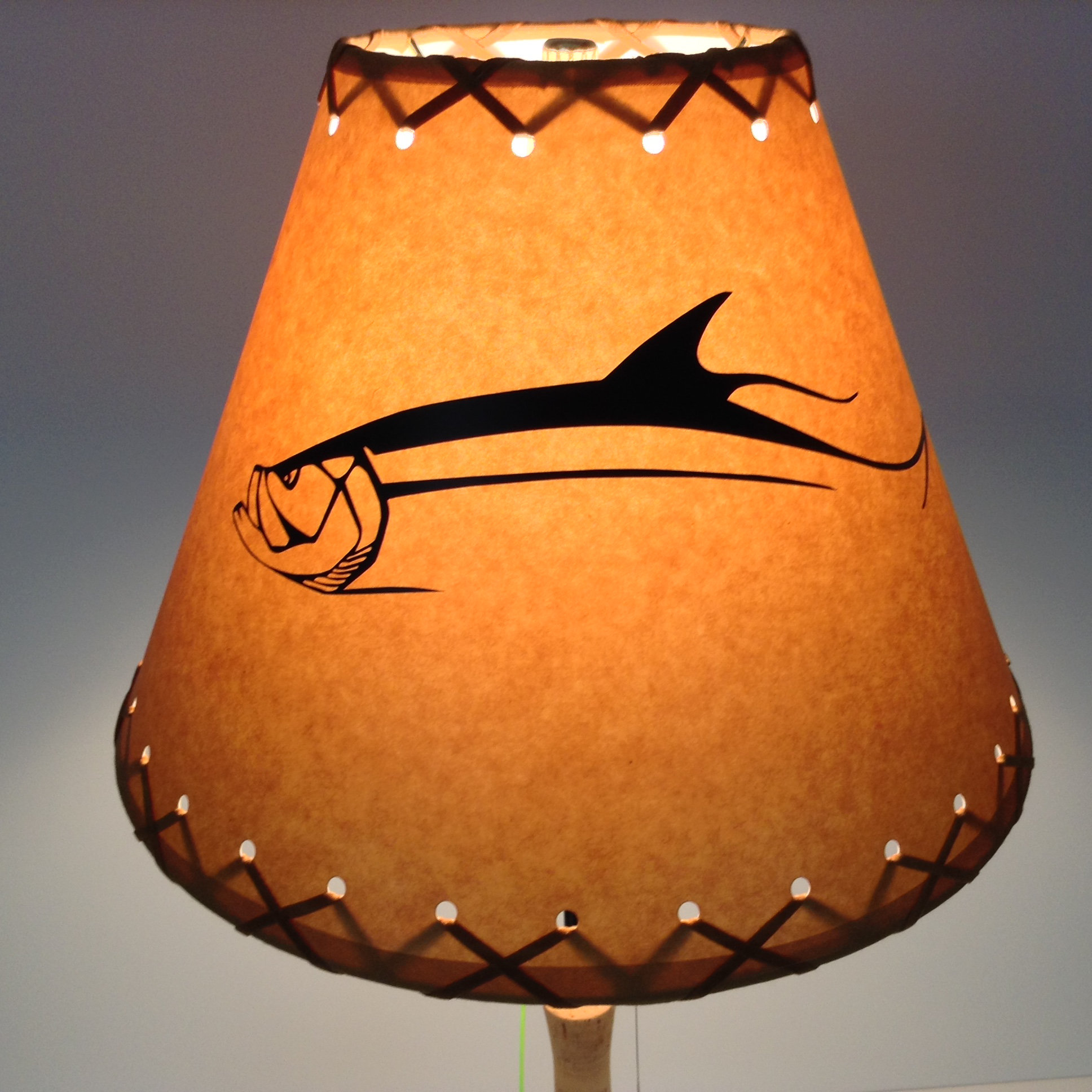 Millwood Pines Paper Empire Lamp Shade ( Clip On ) in Brown | Wayfair
