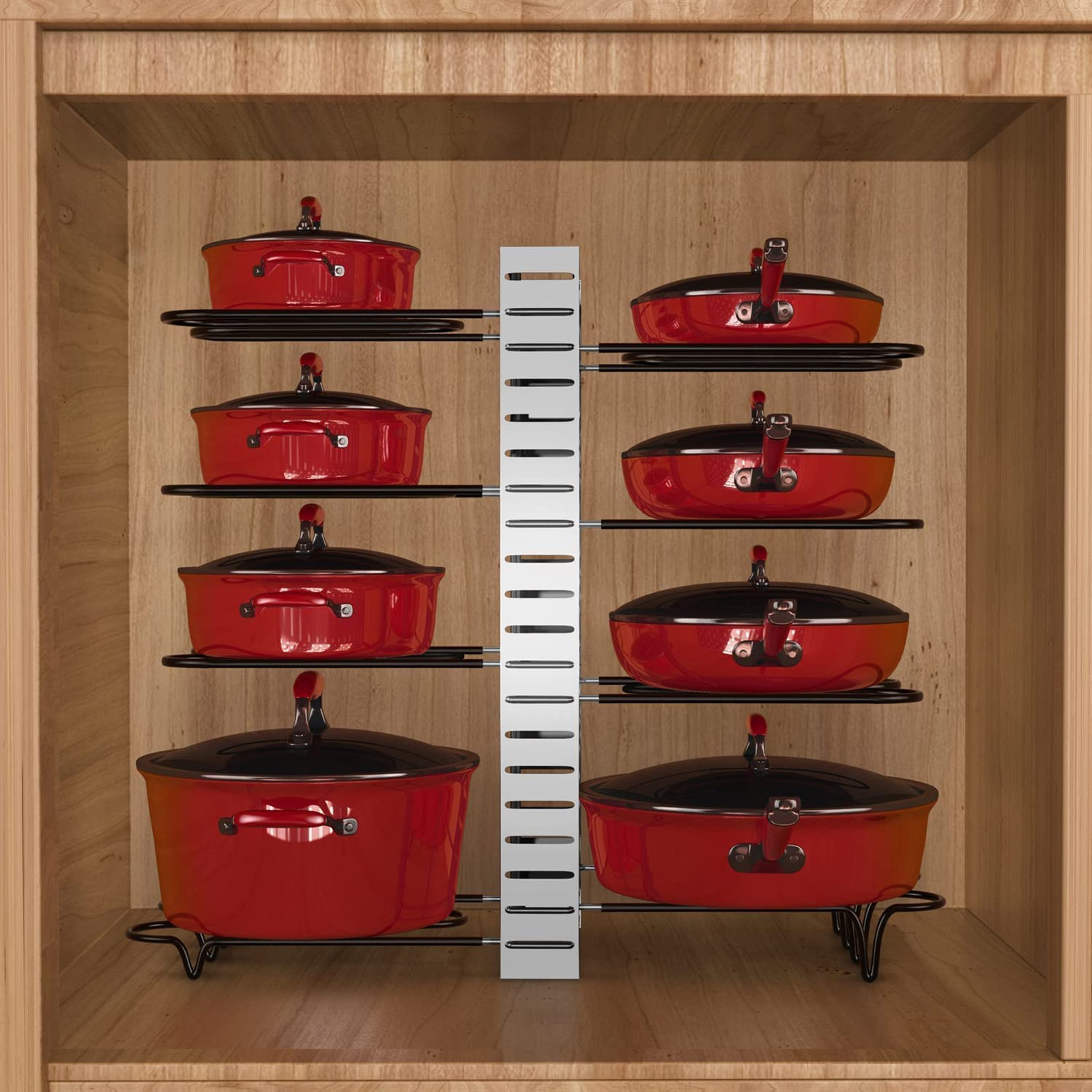 Prep & Savour Kitchen Freestanding Pot Rack | Wayfair