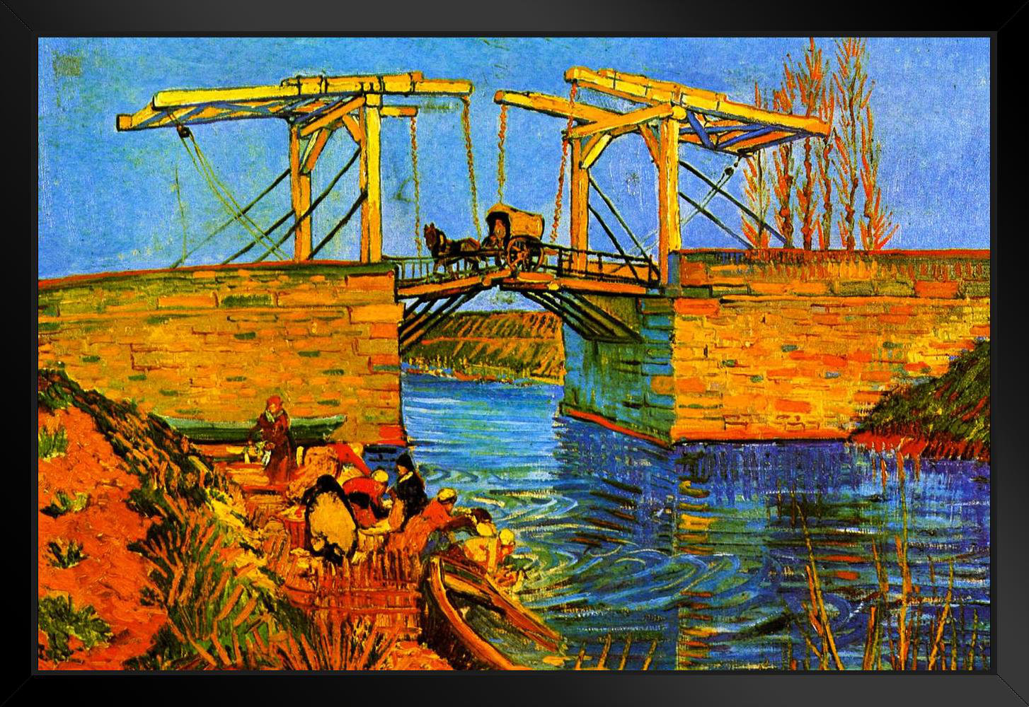 Vault W Artwork Vincent Van Gogh The Bridge Of Langlois At Arles Van ...