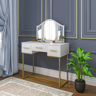 Gold Dressing Tables You'll Love | Wayfair.co.uk