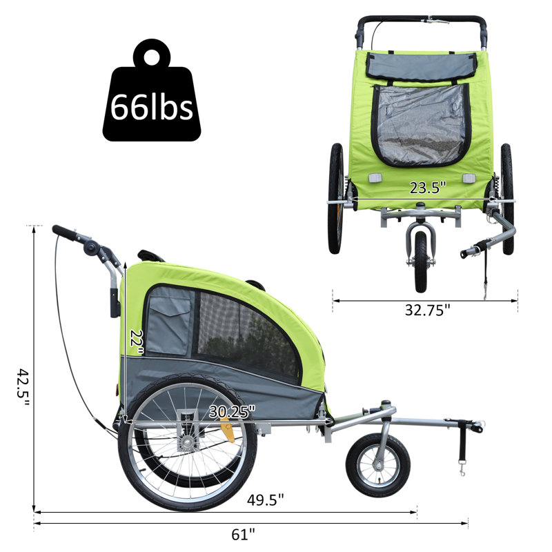 Aosom Steel Jogger Stroller & Reviews | Wayfair
