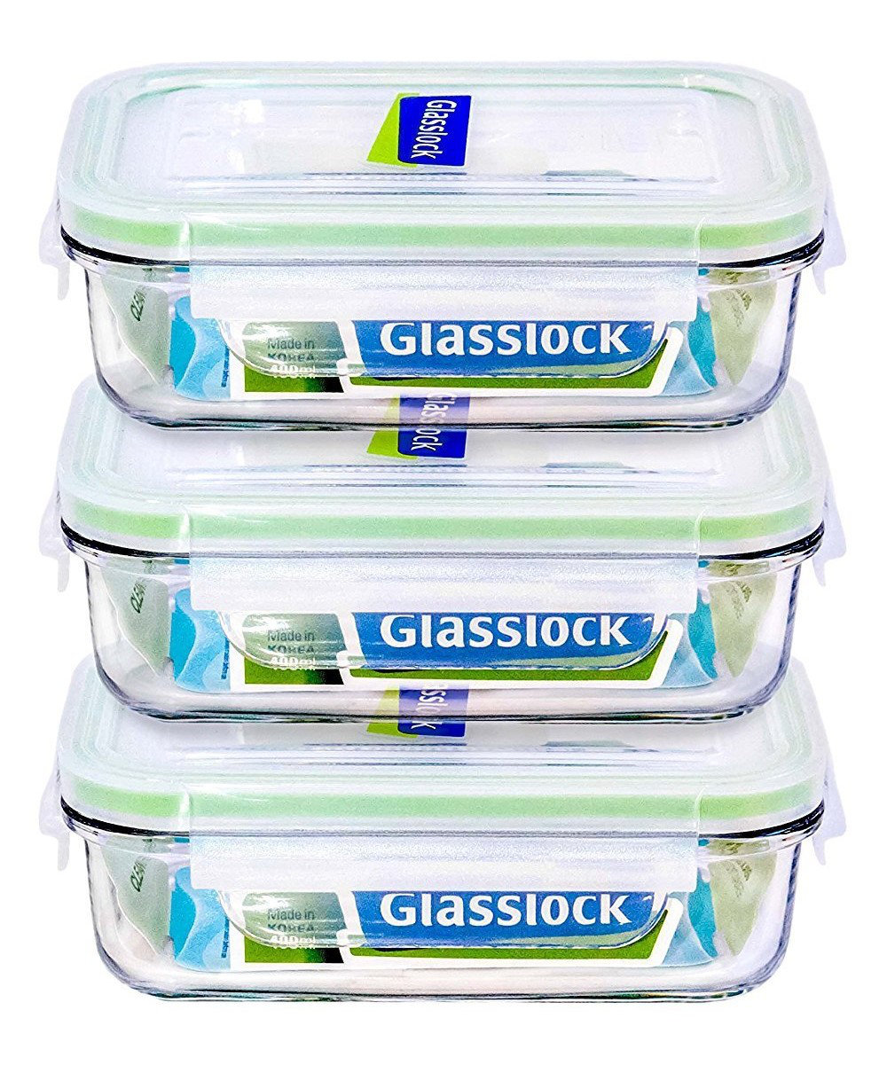 Glasslock Rectangular 3 Container Food Storage Set & Reviews | Wayfair