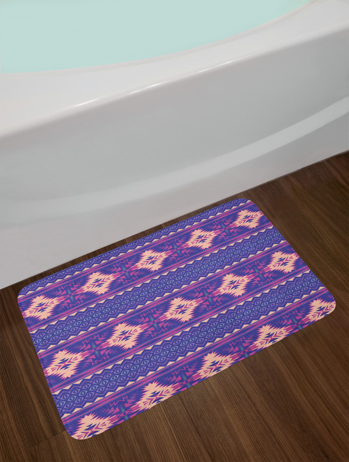 East Urban Home Aztec Bath Rug | Wayfair
