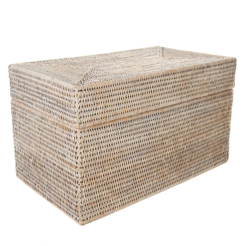 Birch Lane™ Lancaster Wicker Trunk & Reviews | Wayfair