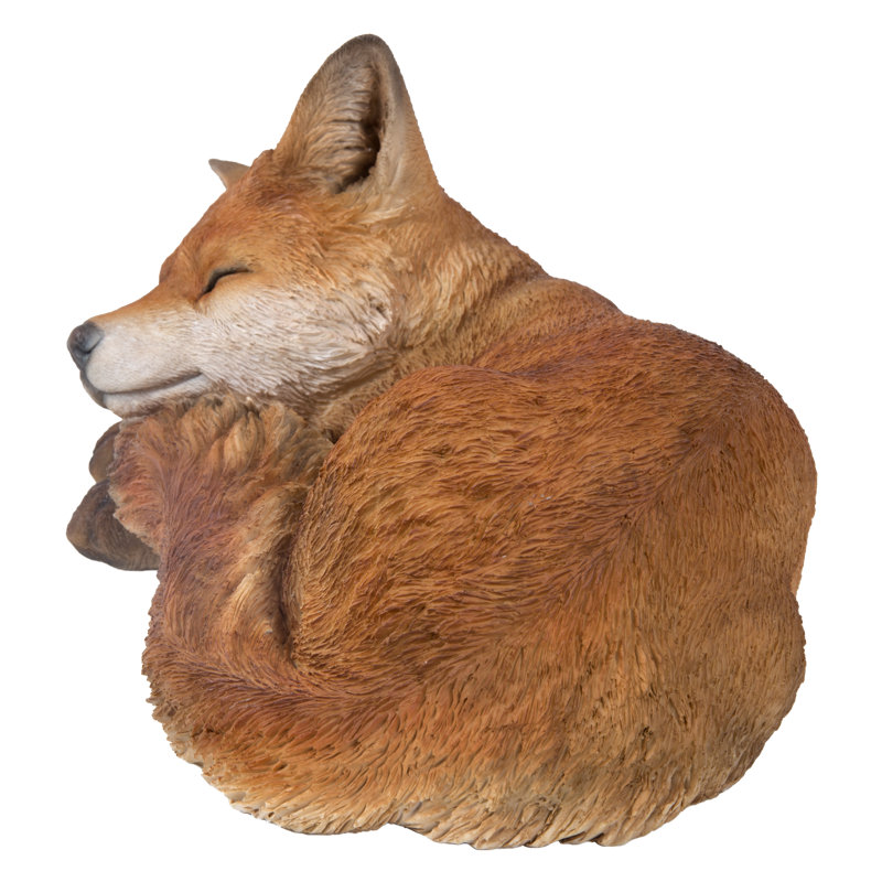 Hi-Line Gift Ltd. Fox Pup Sleeping Statue & Reviews | Wayfair