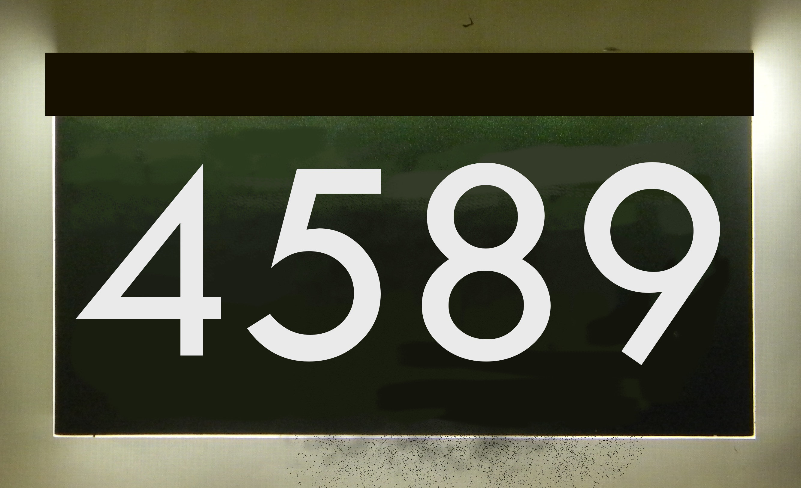 EZStreetSigns 1 line LED address sign with landscape light adaper | Wayfair