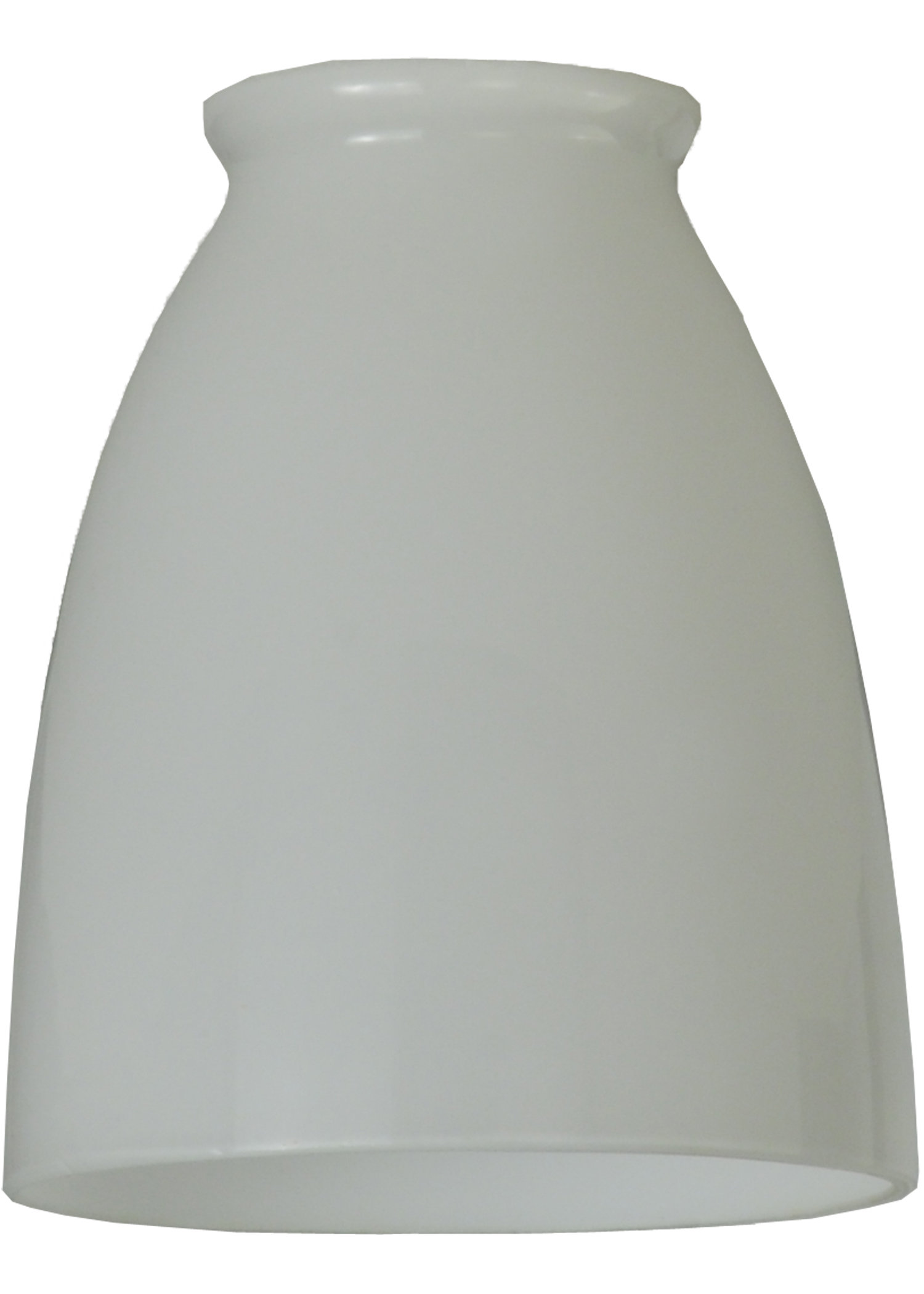 Latitude Run® 5'' H Glass Bell Lamp Shade in White | Wayfair