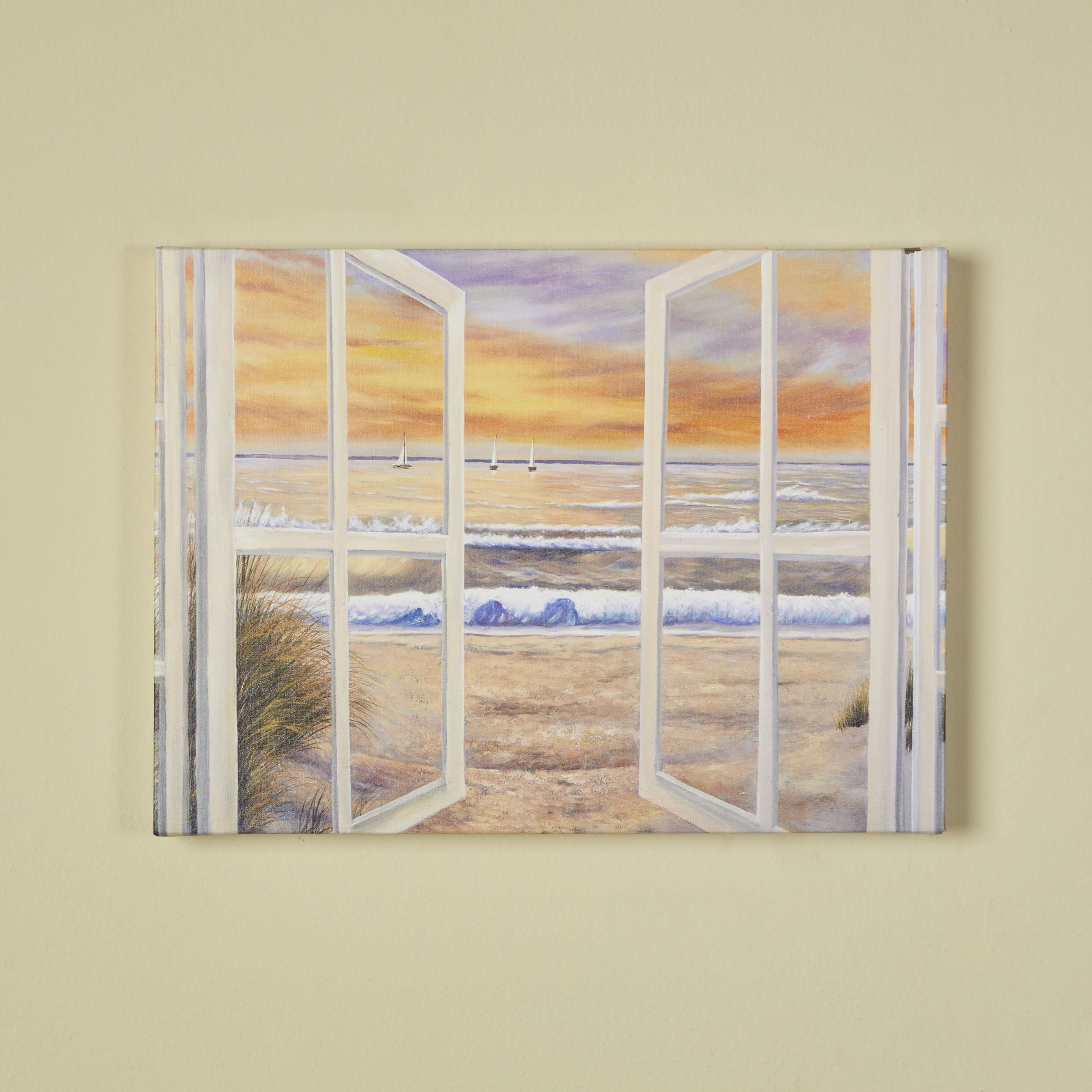 Highland Dunes Elongated Window by Joval - Print on Canvas & Reviews ...