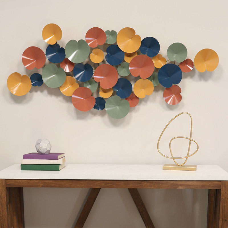 Bloomsbury Market Pop of Color Abstract Centerpiece Wall Décor | Wayfair
