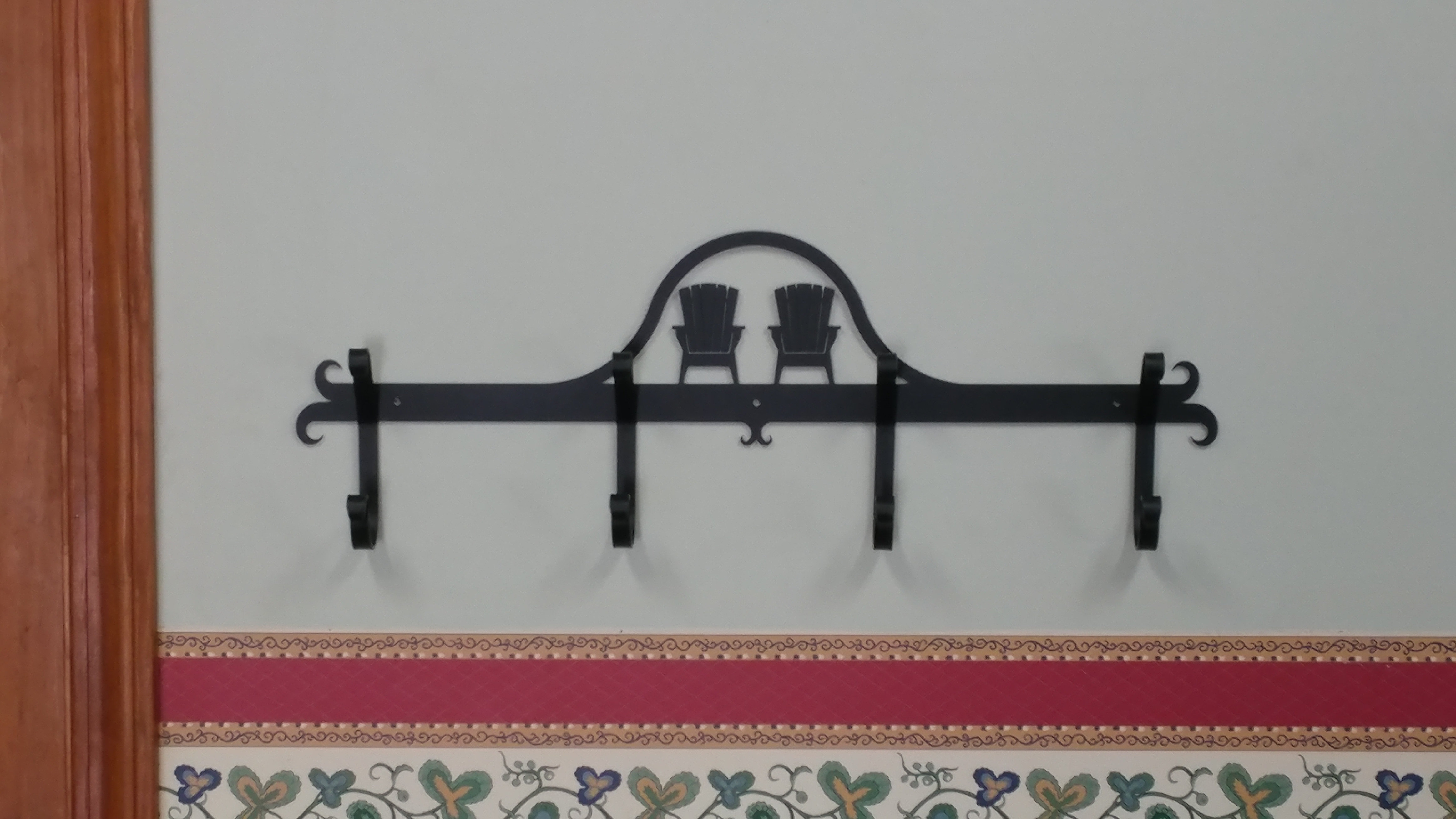 Loon Peak® Kierra 24'' Wide 4 - Hook Wall Mounted Coat Rack in Black ...