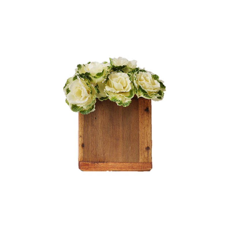 Union Rustic Square Solid Wood Box & Reviews | Wayfair