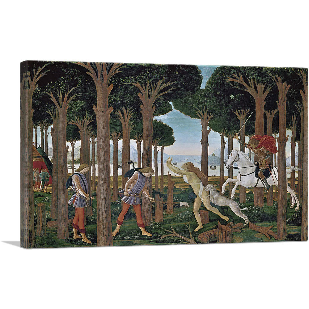 ARTCANVAS The Story Of Nastagio Degli Onesti I 1483 by Sandro ...