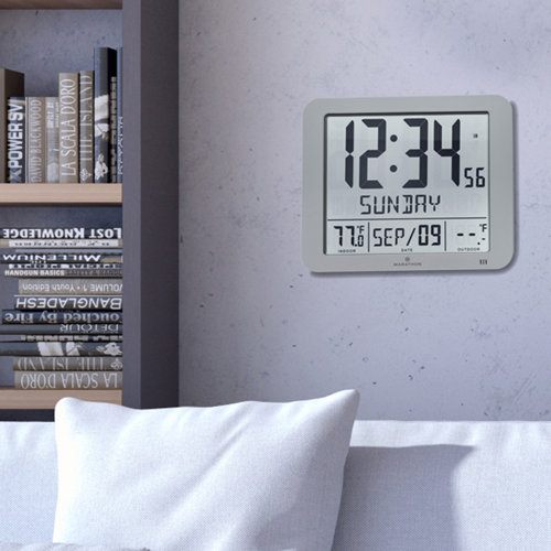 Marathon Watch Company Slim Wall Clock & Reviews | Wayfair
