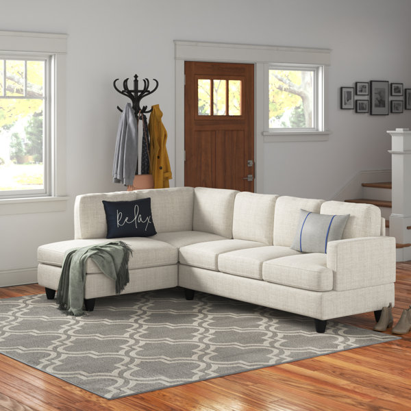 Rolled-arm-sectional-sofa | Wayfair