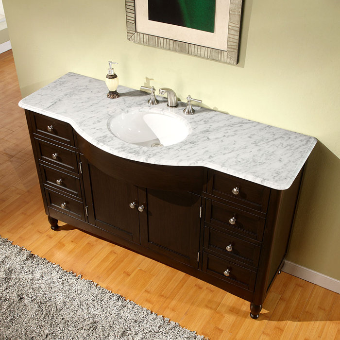Darby Home Co Davian 58'' Free-standing Single Bathroom Vanity with ...