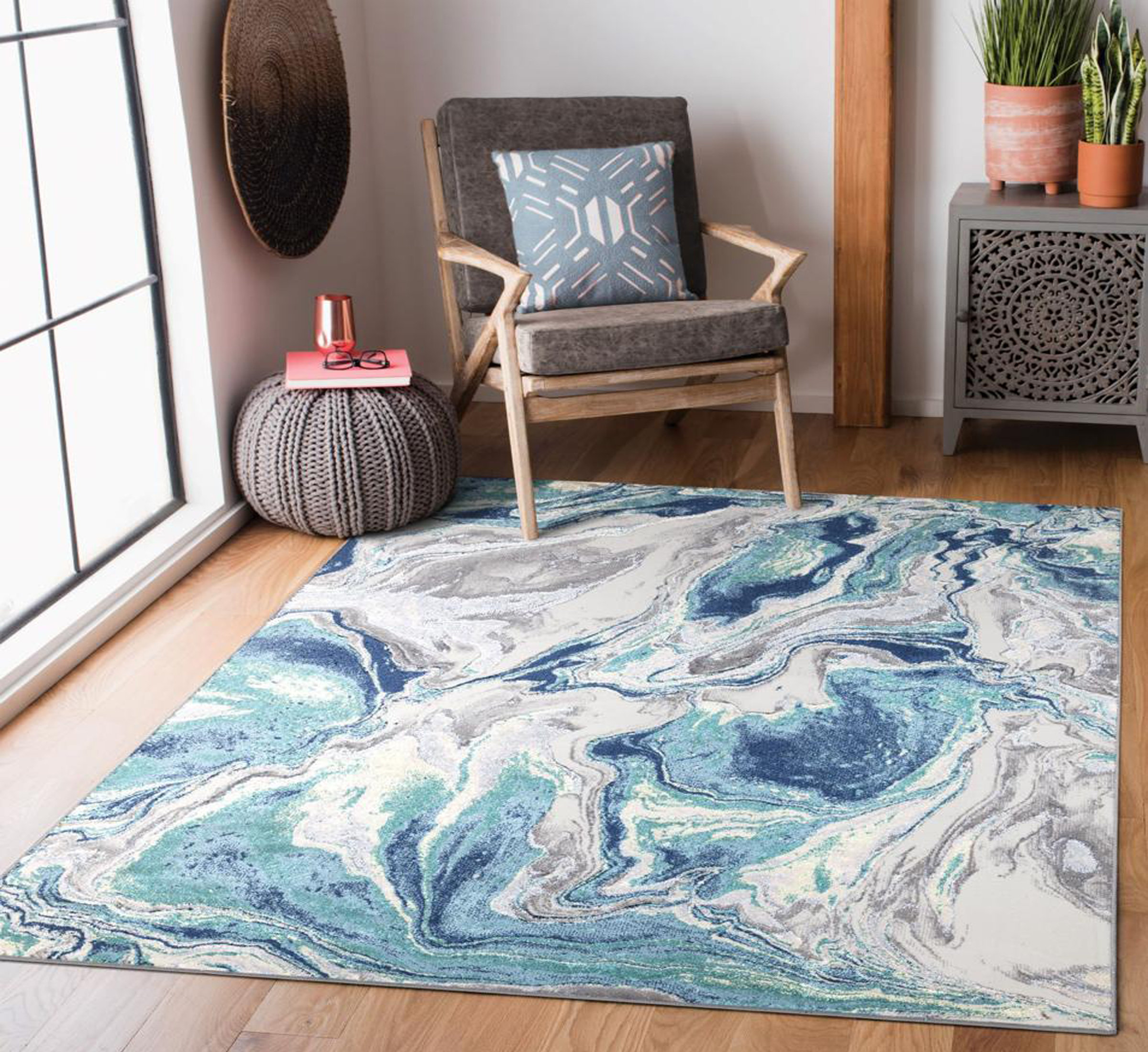 Ivy Bronx Luxury Modern Living Room Rugs Beautiful Stylish Design Area ...