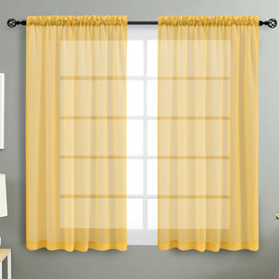Wayfair | Yellow & Gold Curtains & Drapes You'll Love in 2022
