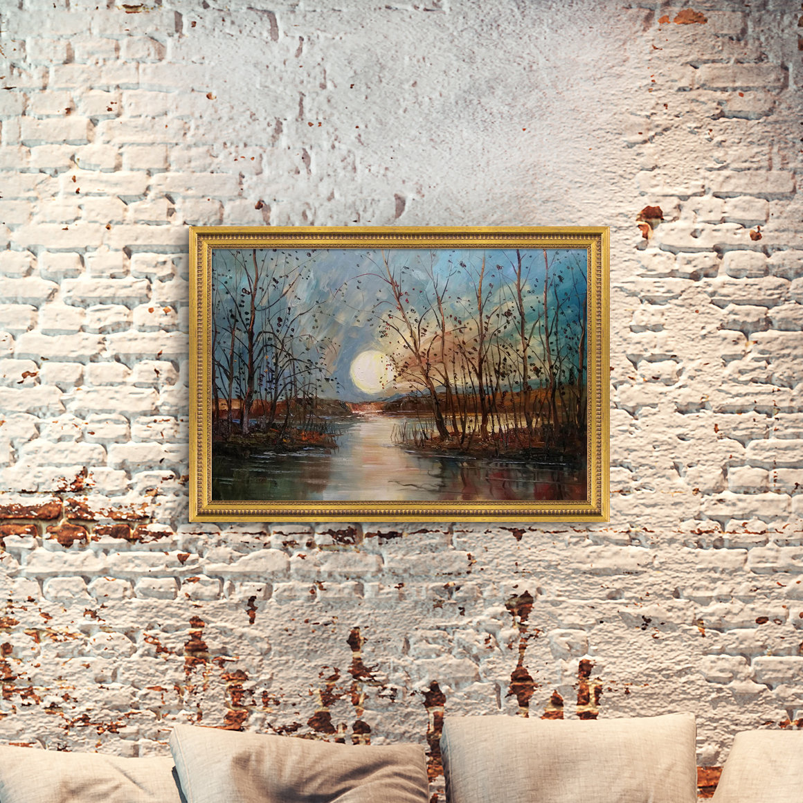 Vault W Artwork Moon (Reflections) Reproduction by Justyna Kopania ...