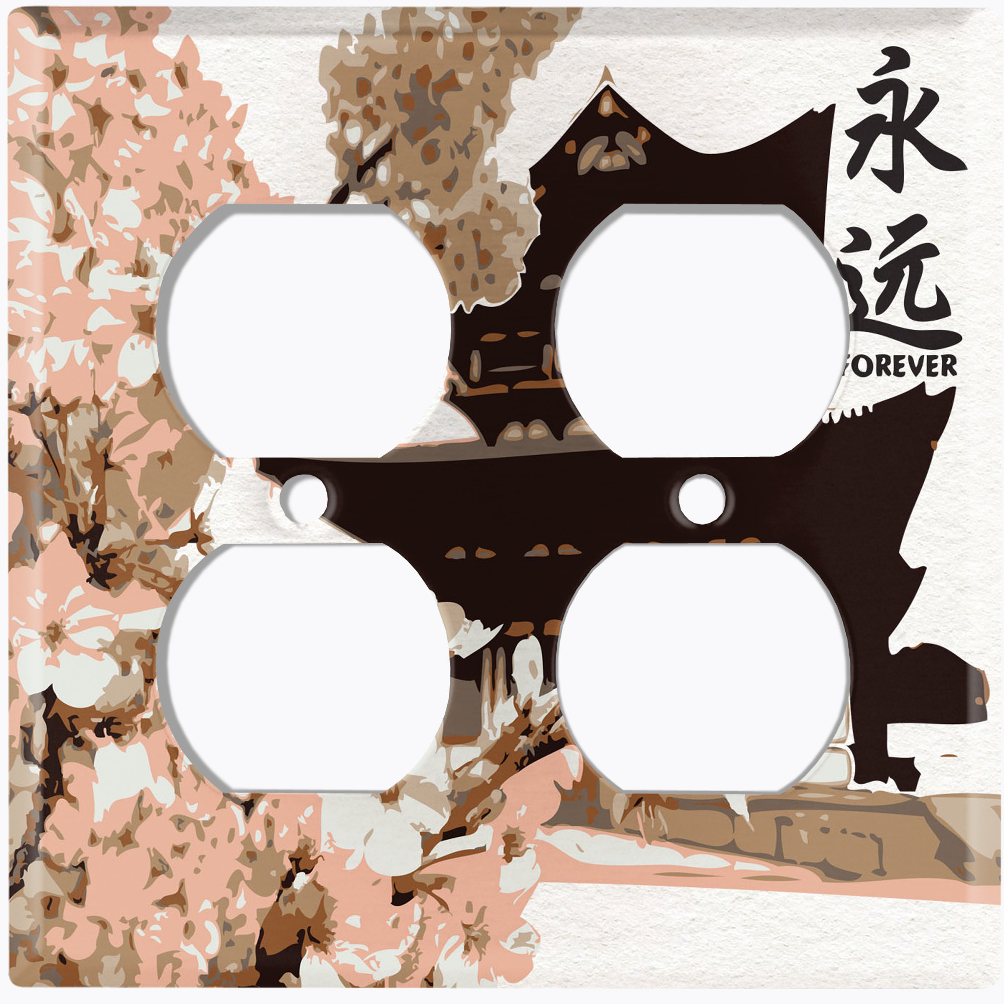 WorldAcc 2-Gang Toggle Light Switch Wall Plate | Wayfair