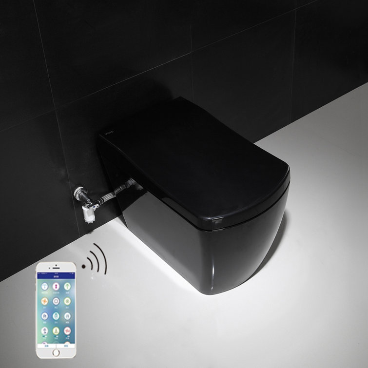 Smart Living&Technology Luxury New DesignSmart Toilet Mobile App -black ...