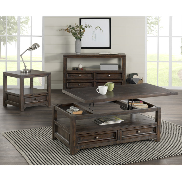 Canora Grey Flynn Configurable 2 Piece Coffee Table Set & Reviews | Wayfair