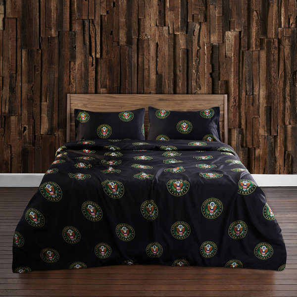 US Army Bedding US Army Green Logo 100% Microfiber Camouflage & Hunting ...