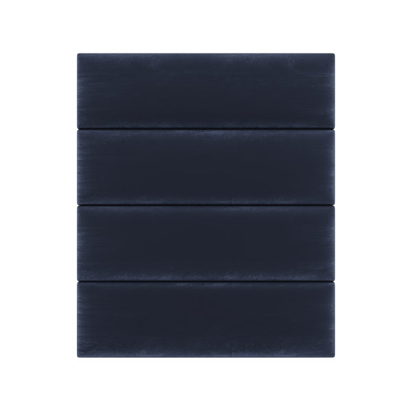 Vant Panels Velvet Wall Paneling in Navy | Wayfair