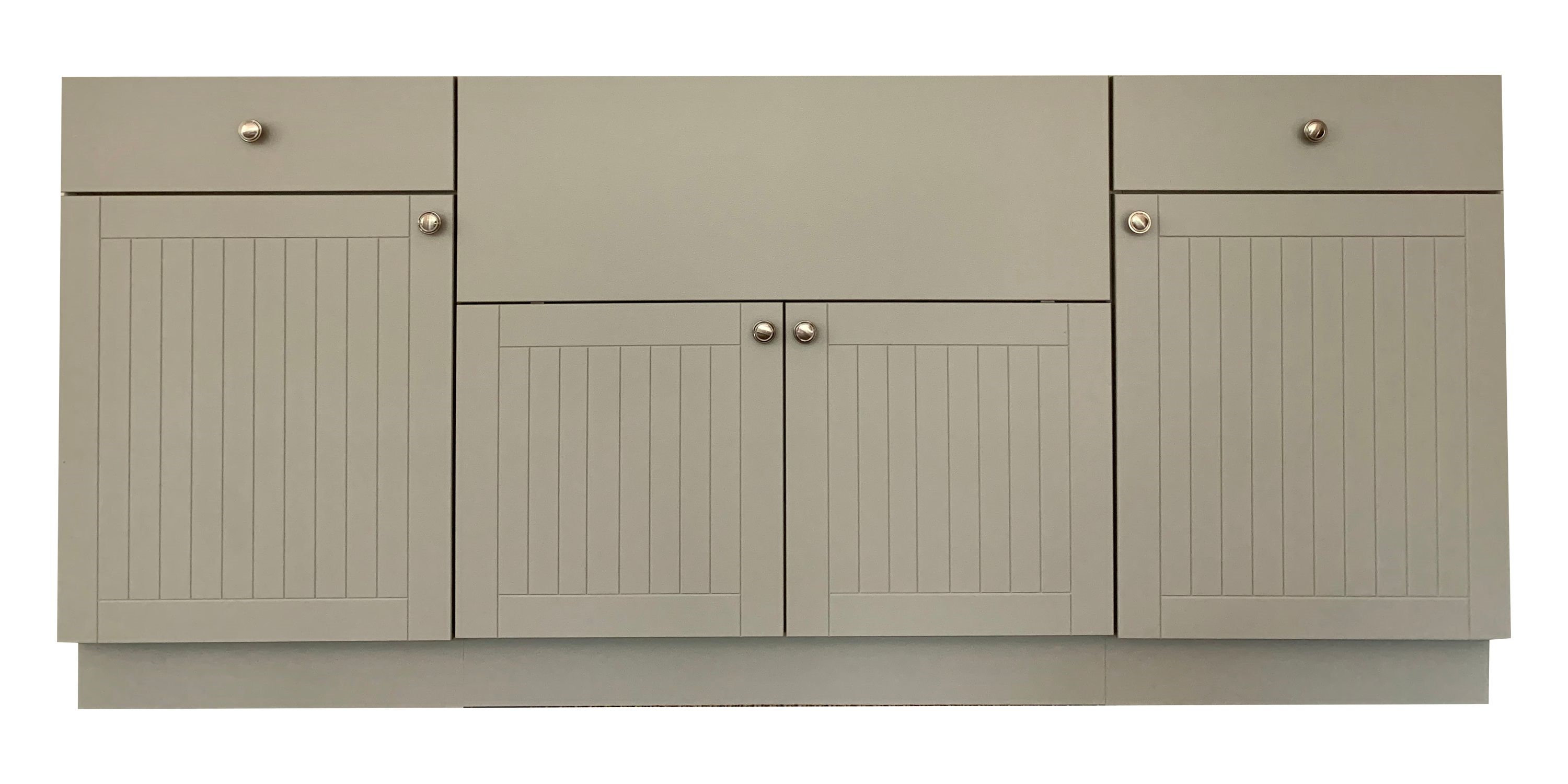 Marbella Outdoor Inc. 77" 4-Piece Modular Outdoor Kitchen Cabinet | Wayfair