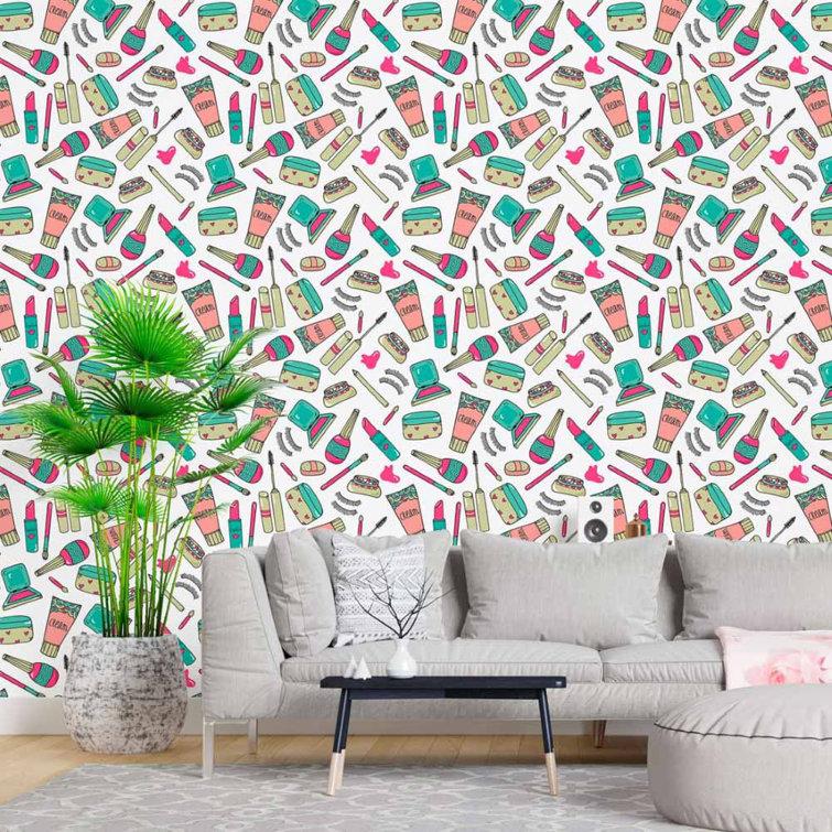 House of Hampton® Delarion 8.5' L x 24" W Peel and Stick Wallpaper Roll ...