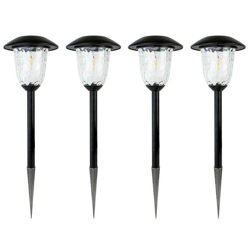 BestSolarLights Solar Powered Battery PoweredLED Pathway Light Pack ...