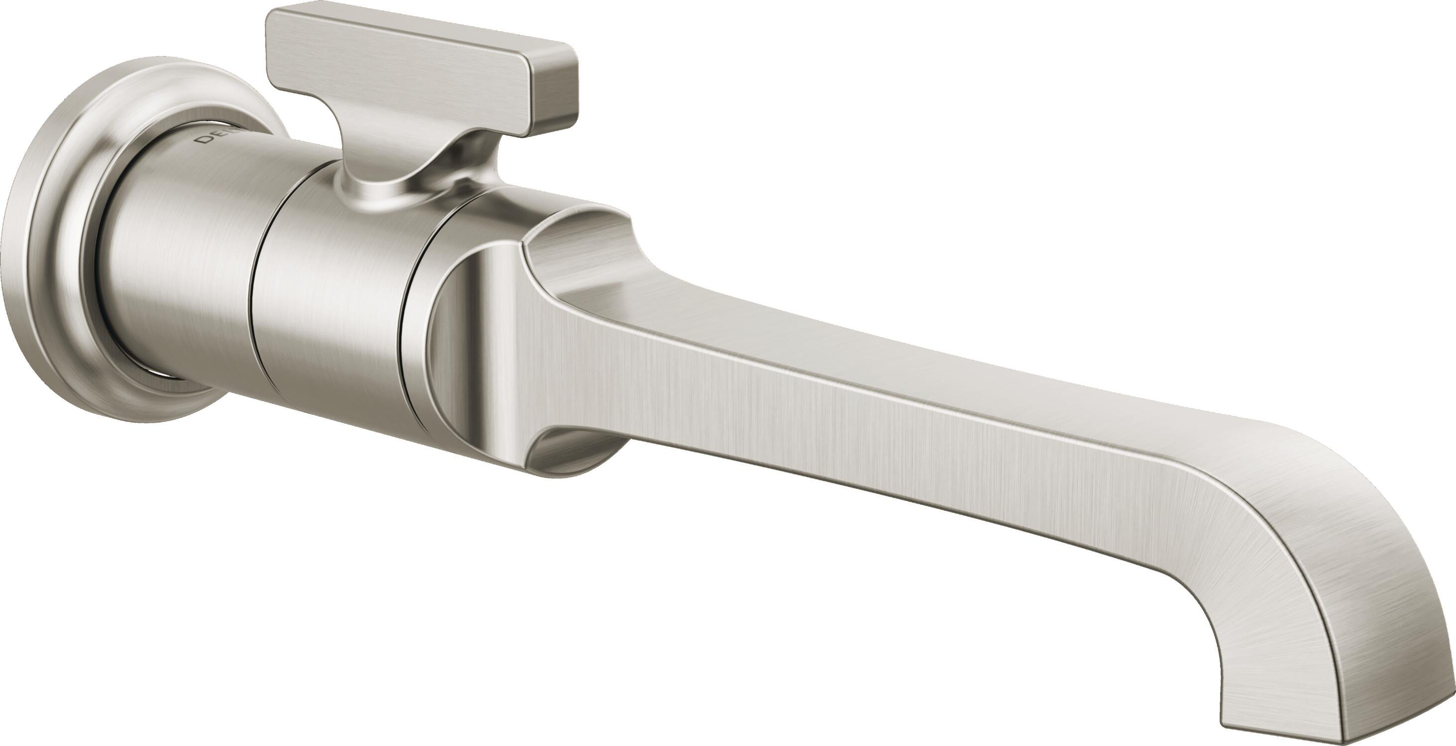 Delta Tetra Wall Mount Bathroom Faucet, Wall Faucet for Bathroom Sink ...