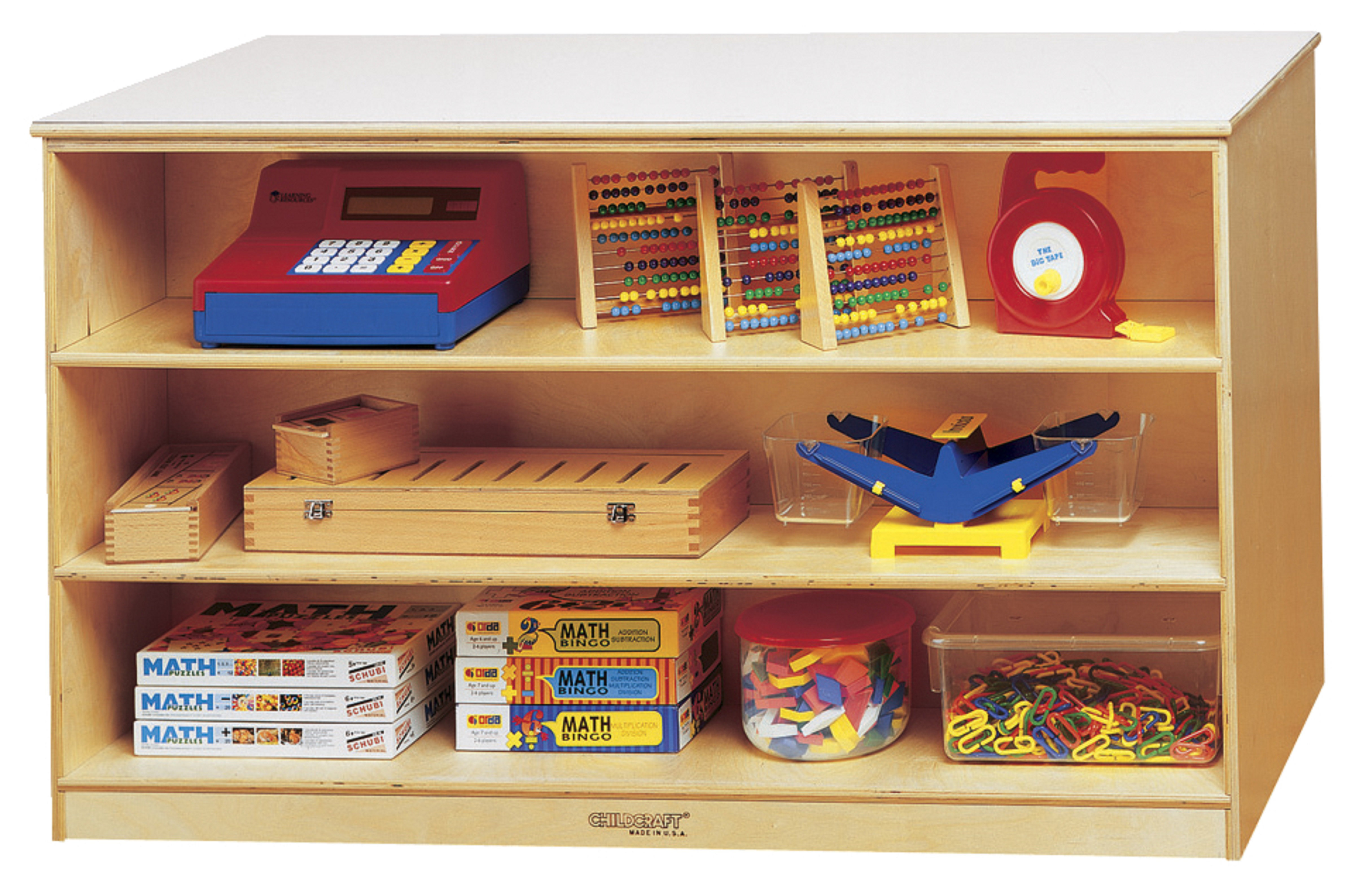 Childcraft Mobile Double Sided 14 Compartment Cubby with Trays | Wayfair